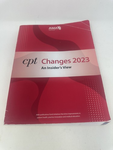 CPT Changes 2023: An Insider's View by American Medical Association | eBay