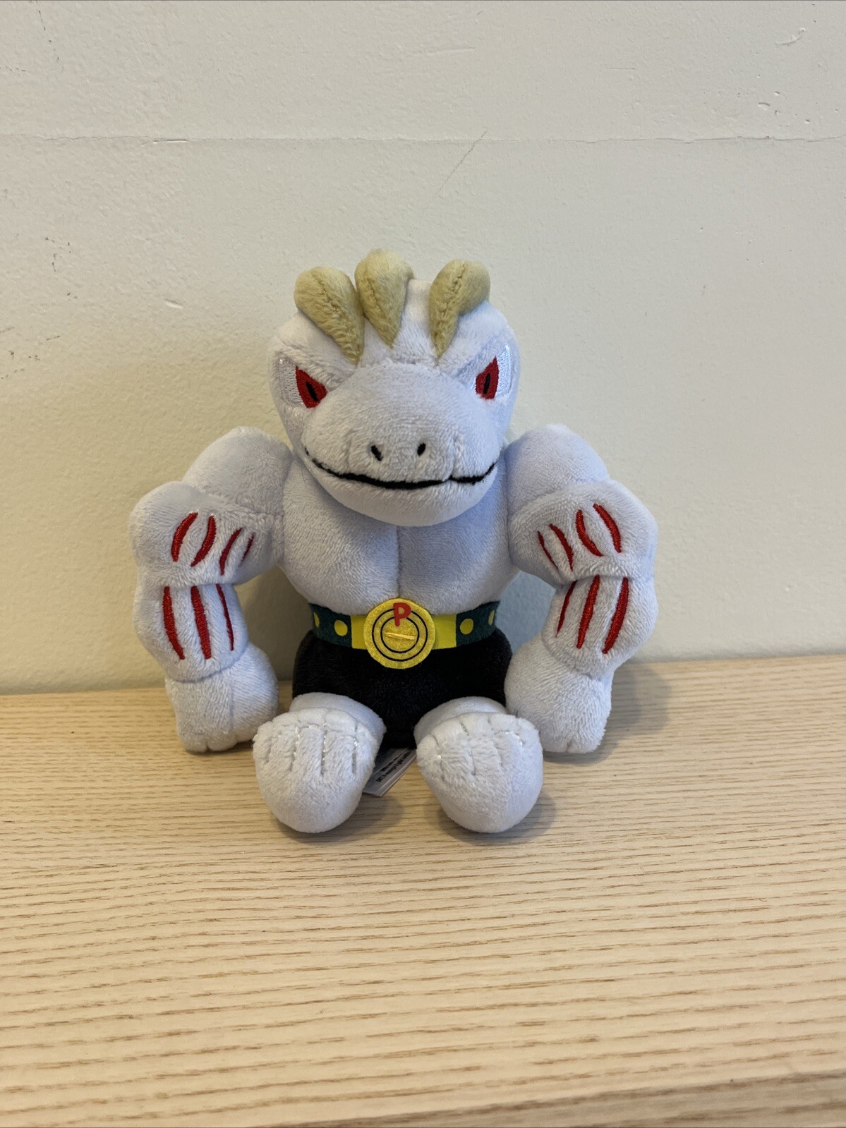 Pokemon Center Original Sitting Cuties Plush - Machoke 6.5 In Nintendo ...