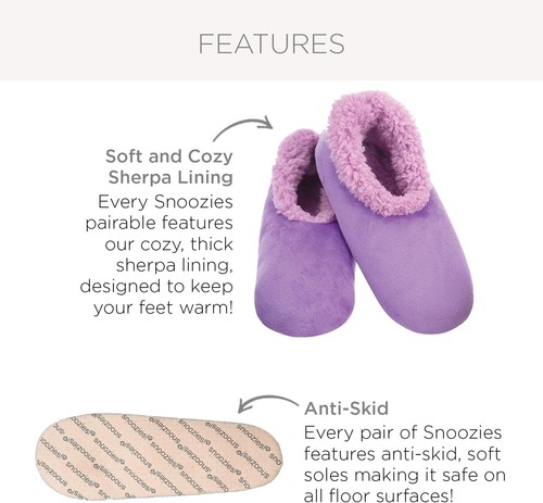 Snoozies Slippers for Women | Lotsa Dots Colorful Cozy Sherpa Medium ...