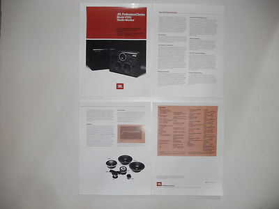 JBL Brochure 1981 4355 Studio Monitor Pro Series, 4 pages, Articles ...