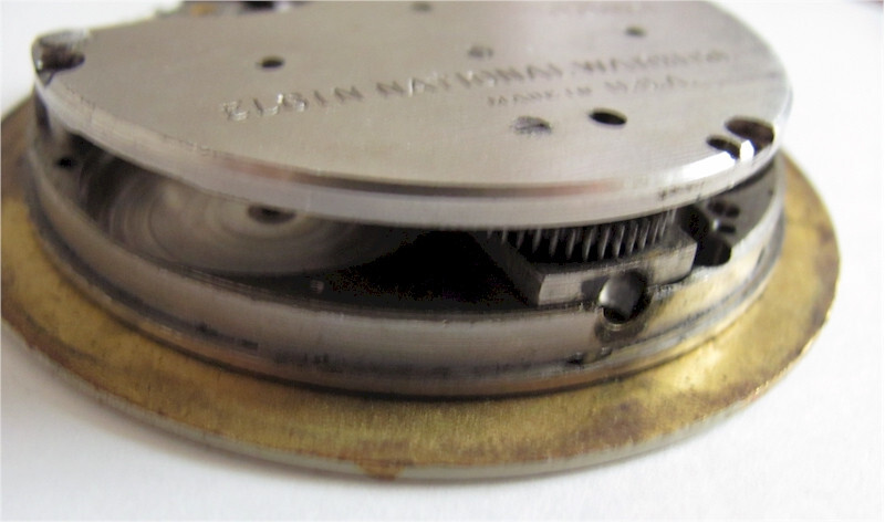 Elgin 8 Day Car Clock Movement Only-37 Size Minute-Hour-Second Hands ...