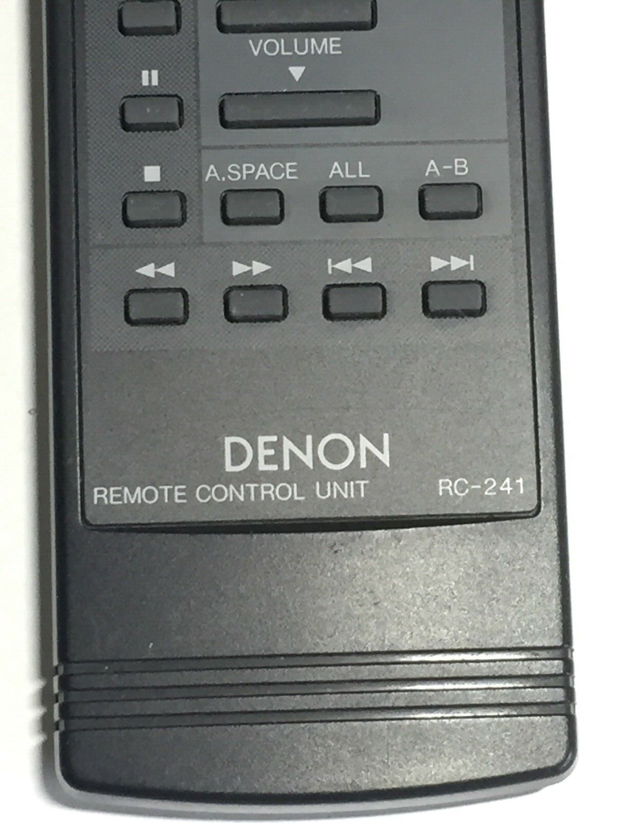 DENON RC-241 FERNBEDIENUNG REMOTE CONTROL DAS ORIGINAL VINTAGE | eBay