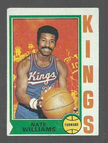 1974 TOPPS BASKETBALL #116 NATE WILLIAMS EX/MT+ KANSAS CITY KINGS | eBay