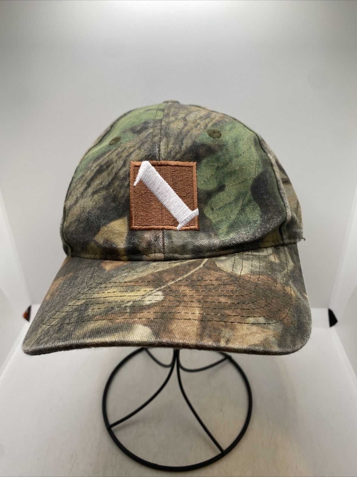 Vintage Army Ranger Camouflage Snapback Hat Cap EUC - Gem