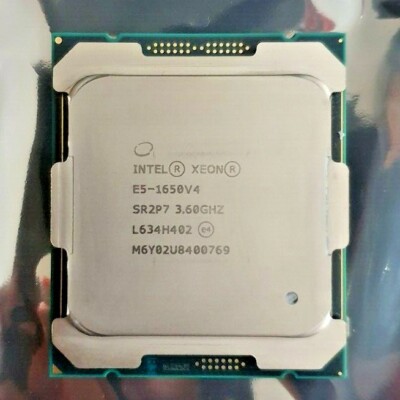 INTEL XEON E5-1650 V4 3.60GHZ 8-CORE CPU PROCESSOR - SR2P7 | eBay UK