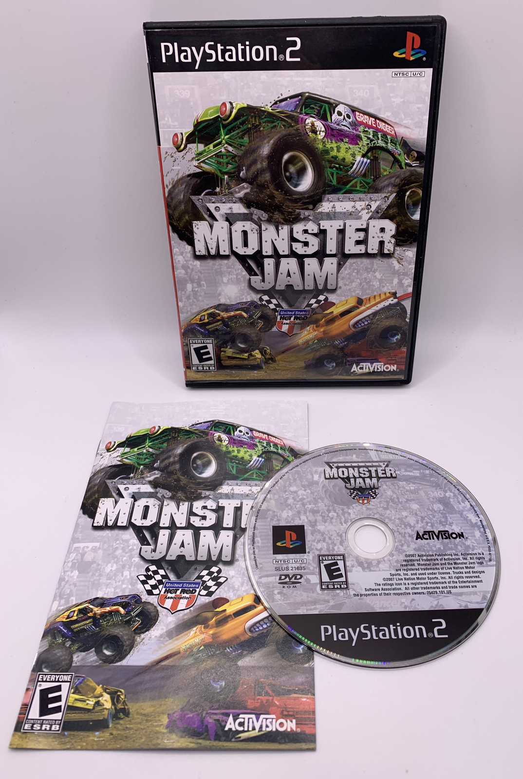 Monster Jam Playstation 2 Manual Everyone 2 Players PS2 Racing-TESTED ...