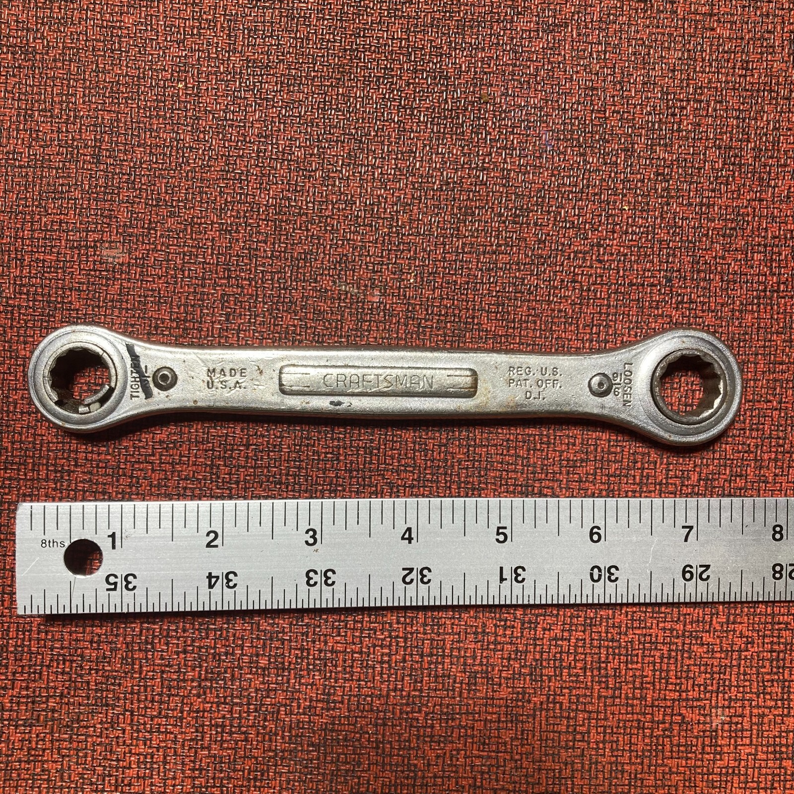 Craftsman Ratcheting Box End Wrench 9/16" 1/2" 12pt - Half Broke | eBay