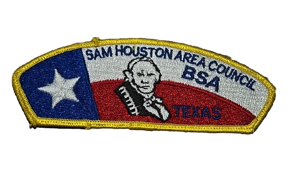 Sam Houston Area Council Texas Boy Scout CSP Patch - 1871 | eBay