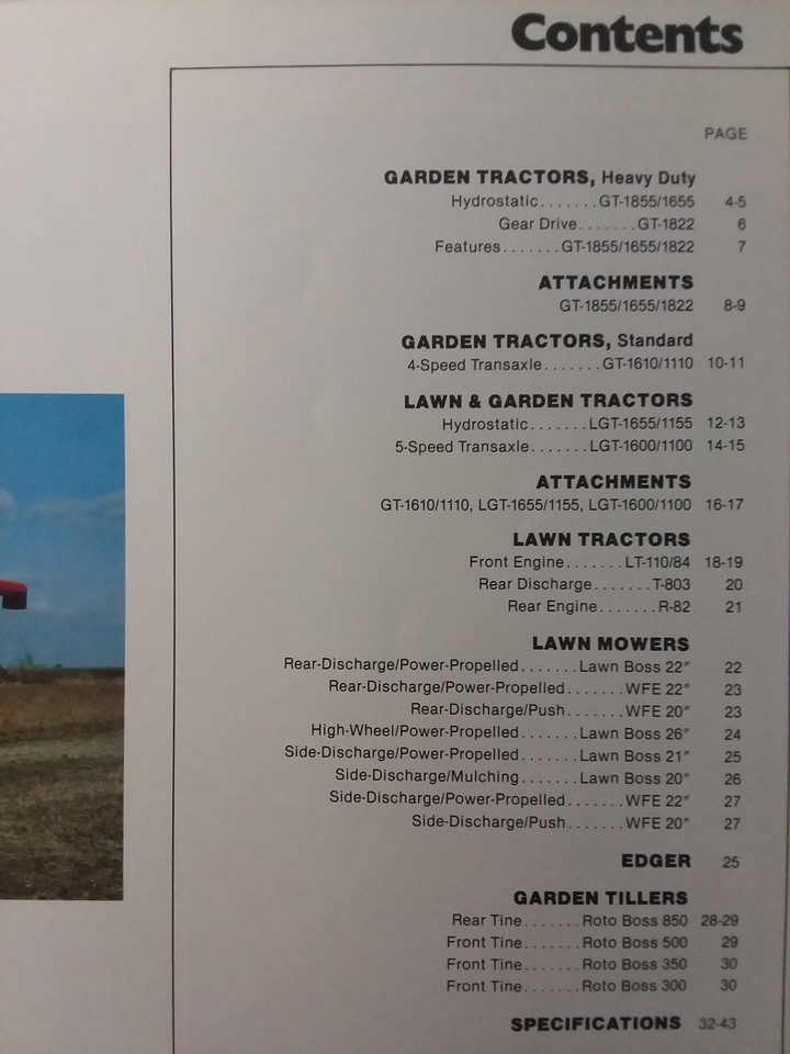 White MTD Garden Tractor Walk-Behind Tiller & Lawn Mower Sales Color ...