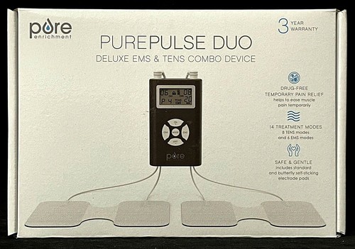 Pure Enrichment PurePulse Duo EMS and Tens Combo Device for sale online ...