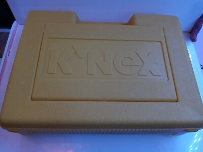 Vintage K'NEX Yellow Box Hard KNEX Carrying Carry Case 1993 With 342 ...