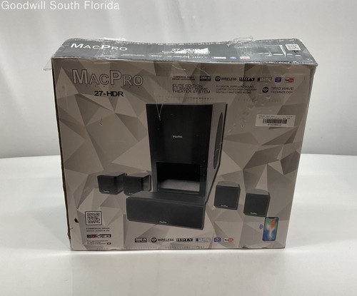 MacPro 27-HDR Black Portable Elite Edition 5.1 Smart Home Theater ...