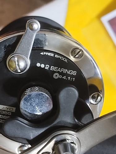 New Trolling Fishing Rod Contender 7' Med 20-25lb And Reel Calypso Blue ...