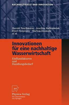Innovationen Fur Eine Nachhaltige Wasserwirtschaft: Einflussfaktoren ...