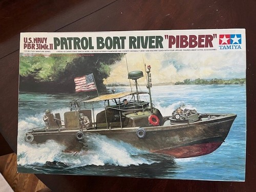 Tamiya 1:35 Patrol Boat Pibber Navy PBR Model Kit NIB Item 35150 ...