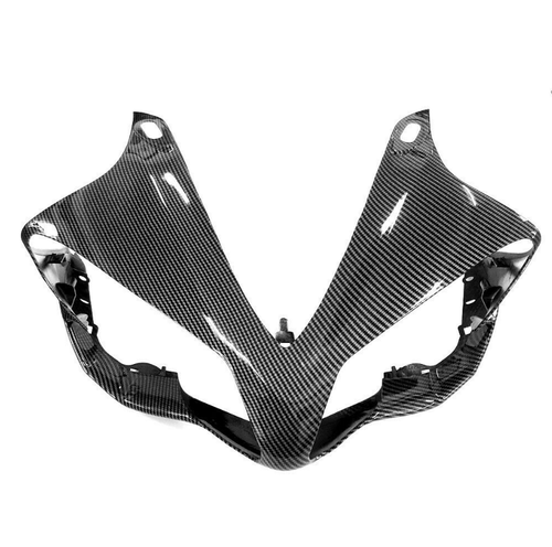 For YAMAHA 2007 2008 YZF R1 Carbon Fiber Front Nose Headlight Panel ...