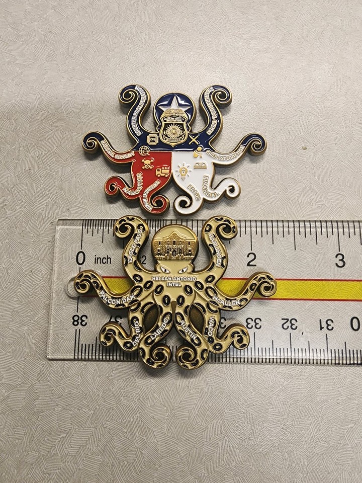 Extremely Rare 2 1/4" HSI San Antonio Intel Challenge Coin | eBay