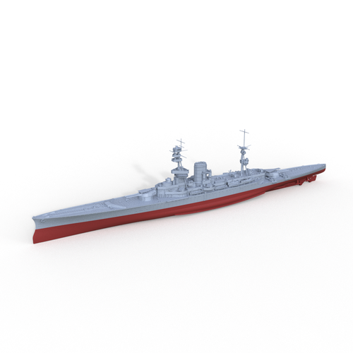 SSC700594S 1/700 Military Model HMS Glorious Battlecruiser FULL HULL 3D ...