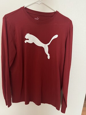 puma long sleeve shirt Red | eBay