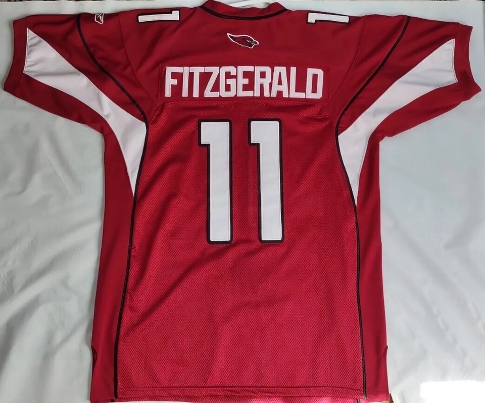 REEBOK ON FIELD ARIZONA CARDINALS #11 FITZGERALD FOODBALL JERSEY IN ...