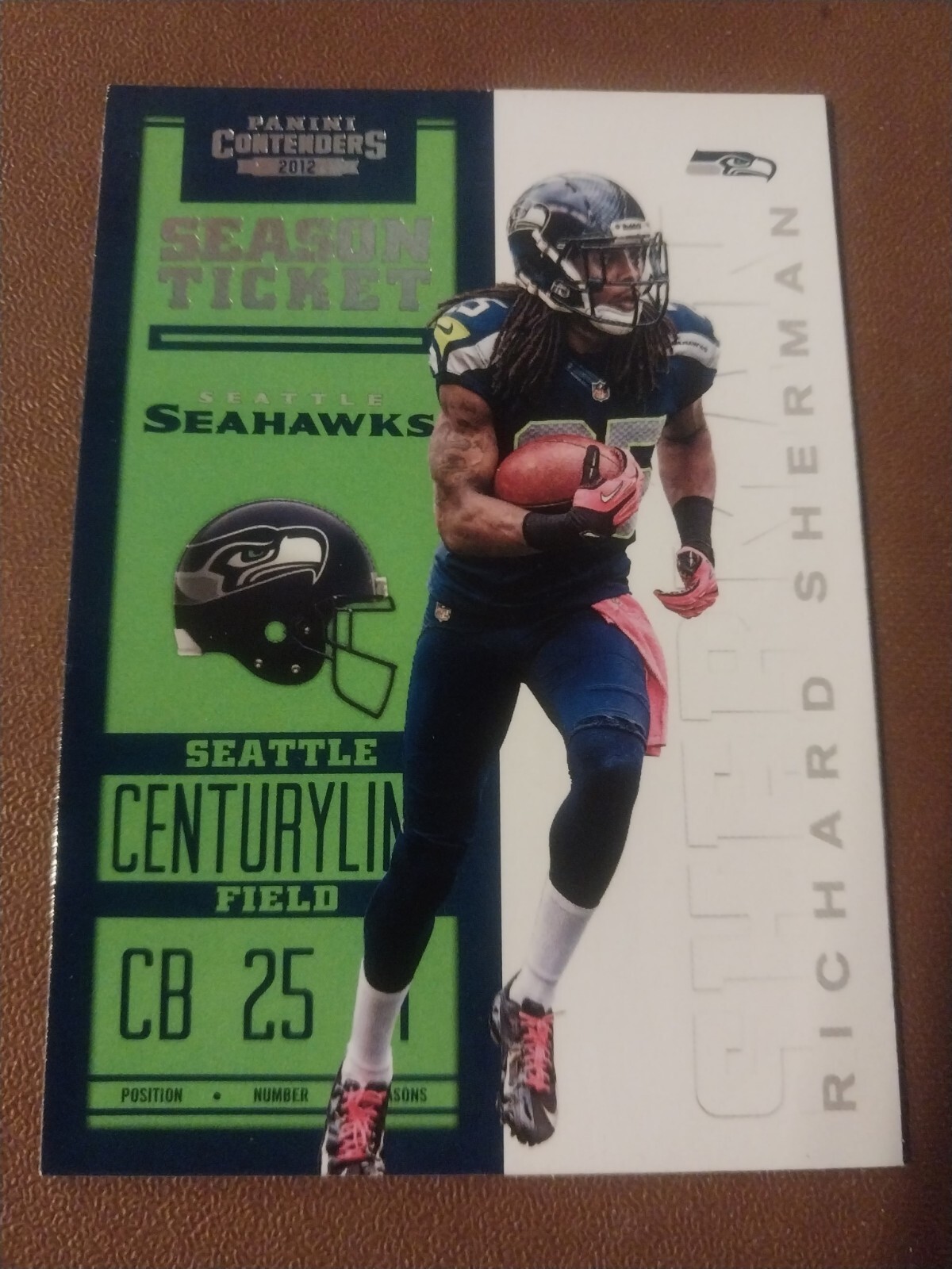 2012 RICHARD SHERMAN PANINI CONTENDERS NFL ROOKIE RC CARD #86 SEATTLE ...