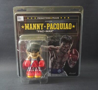 Mindstyle x Manny Pacquiao RARE 2x Autographed 7" Vinyl Figure 2010 | eBay