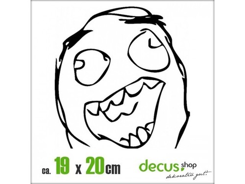 MEME HAPPY XL 2168 // Sticker JDM Aufkleber Frontscheibe | eBay.de