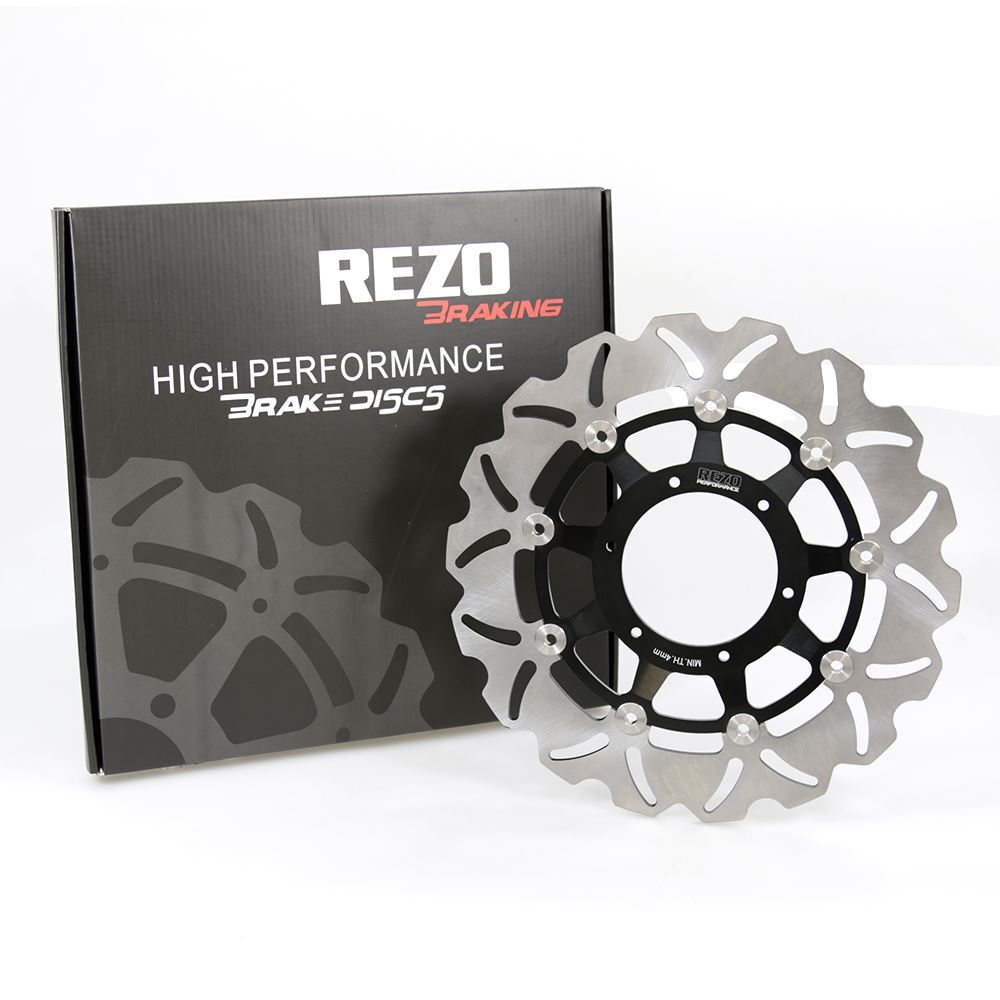 Rezo Wavy Front Brake Rotor Discs Pair for Honda CBR 600 RR 13-17 | eBay UK