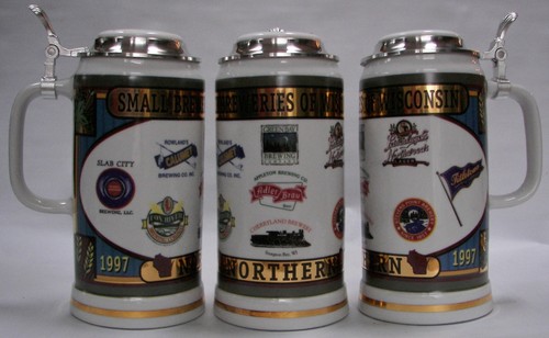 Appleton Brewing Co., Adler Brau, Appleton, Wisconsin 1997 beer stein ...