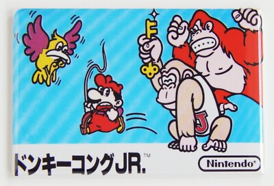 Donkey Kong Jr. Famicom FRIDGE MAGNET video game box | eBay