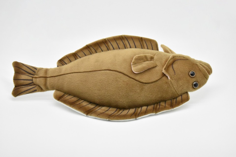 Flounder Flatfish Plush Large Stuffed Fish Toy 10" or 17" CABIN ...