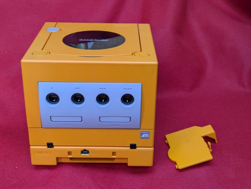 Nintendo Spice Orange Gamecube, Gameboy Player and Disk | eBay
