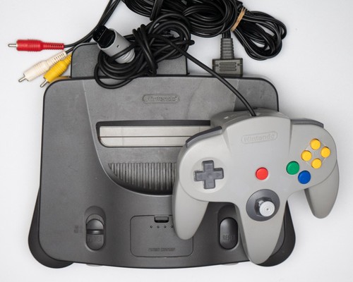 Nintendo 64 Console & Controller Set - Black - Region Free - NUS-001 ...