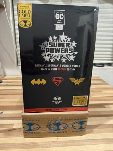 SDCC 2024 McFarlane DC Super Powers 3-pack Batman Superman Wonder Woman ...