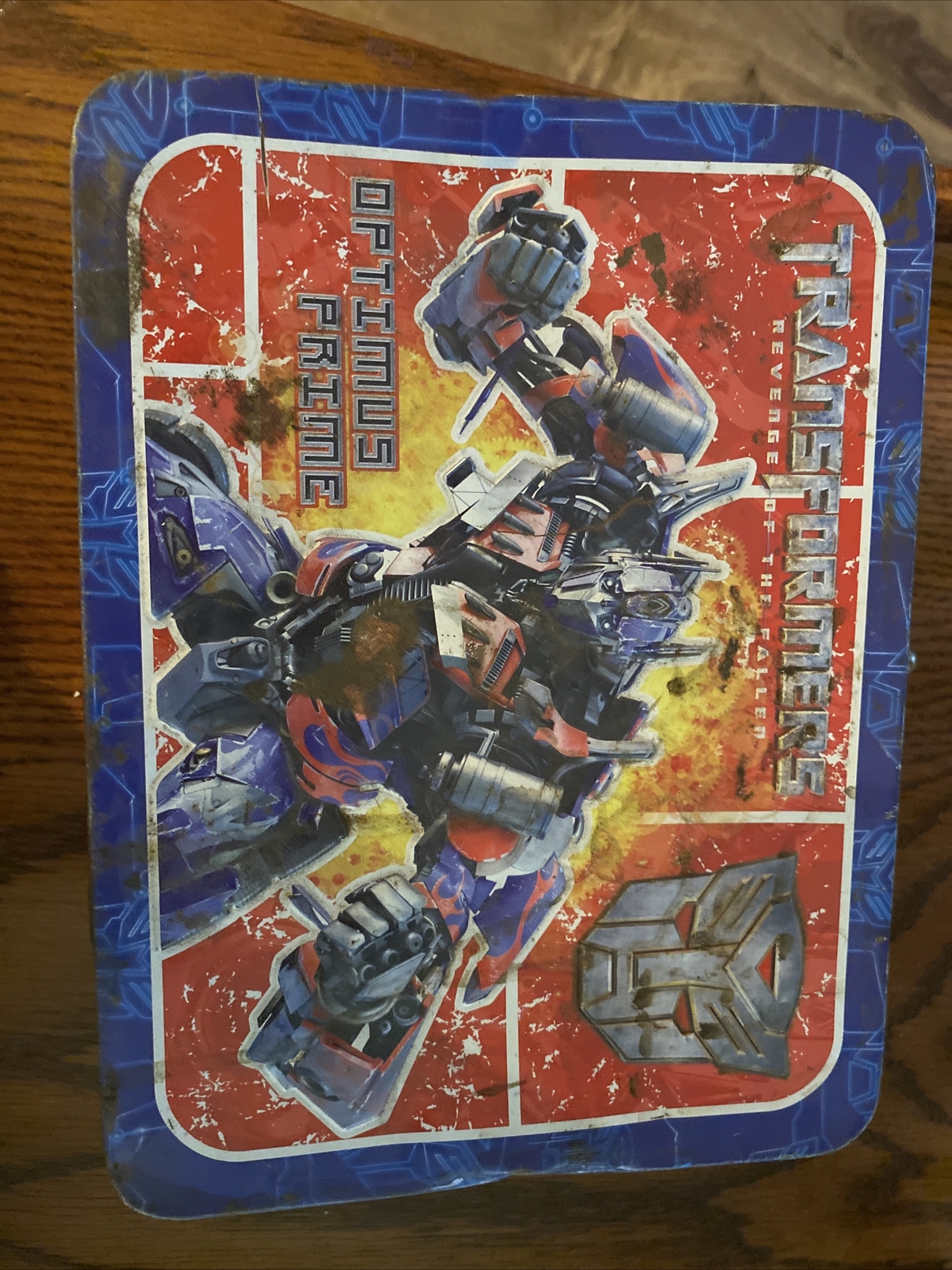 Transformers Metal Lunch Box Optimus Prime Revenge Of The Fallen 2009 ...