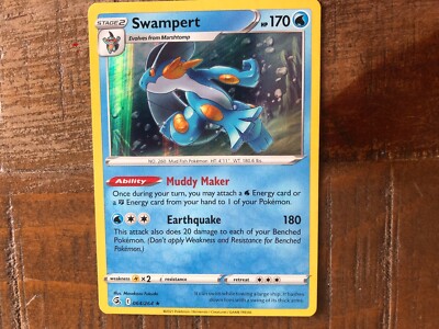 Pokémon TCG Swampert Fusion Strike 064/264 Holo Holo Rare | eBay