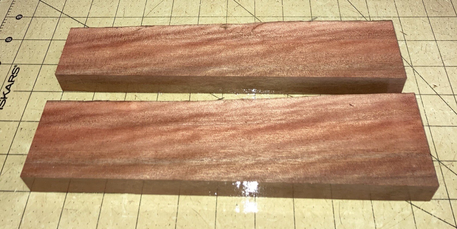 Two Pieces Hawaiian Ohia Wood~ 10 1/2" x 2 2/3" x 7/8" (#669) | eBay