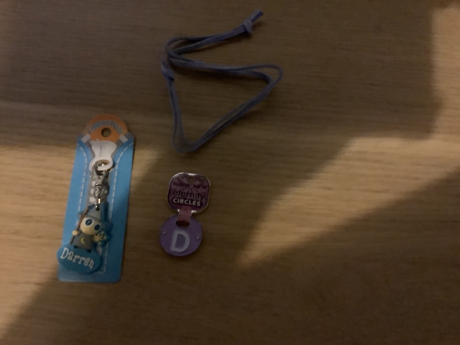 BOYS PERSONALISED ITEMS ZIPPER PAL DARREN ETERNITY CIRCLES NAME OF D ...