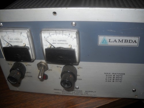 Lambda Electronics Model LK 340A Regulated Power Supply Working | eBay