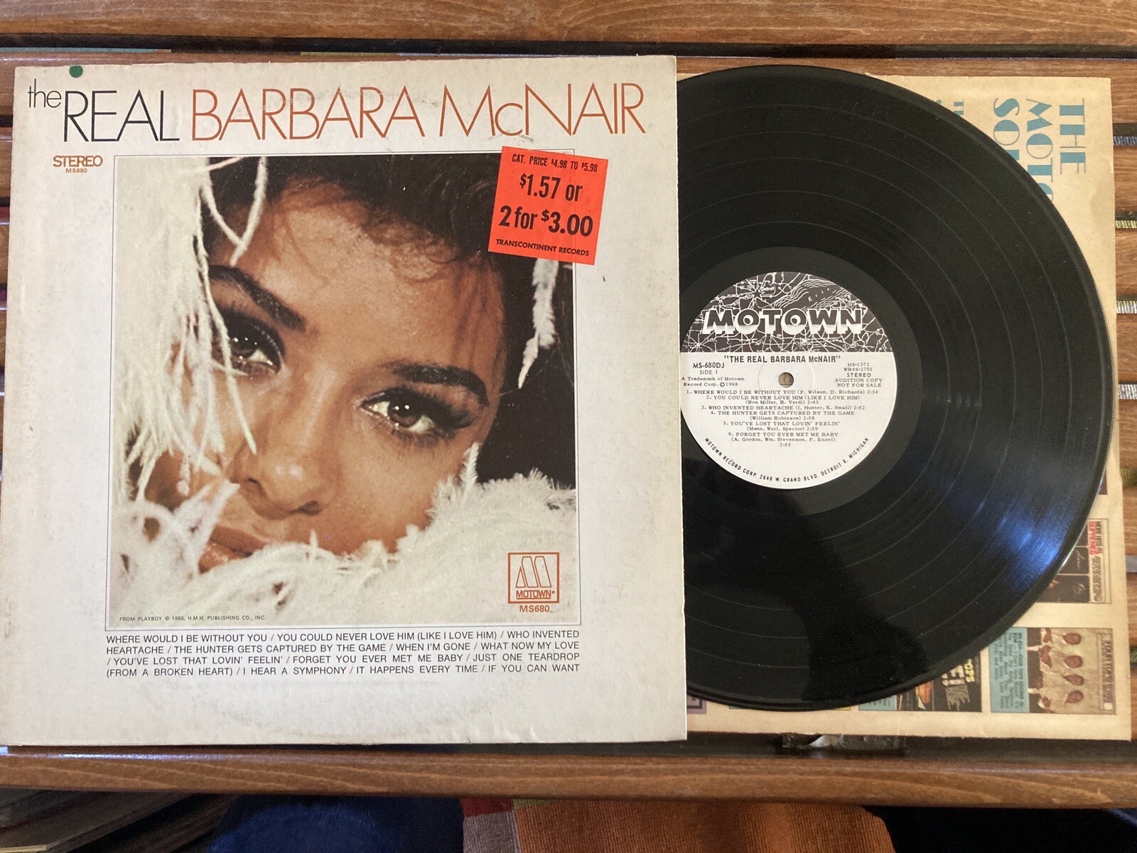 The Real BARBARA MCNAIR Vinyl LP PROMO Motown MS680 WLP Soul 1969 VG+ ...
