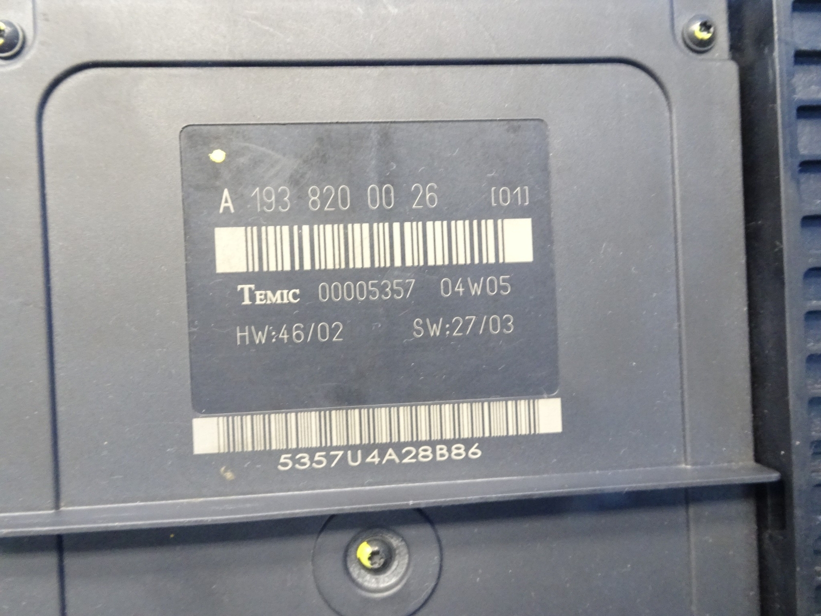 04 Chrysler Crossfire Coupe Body Control Module BCM BCU OEM A1938200026 ...