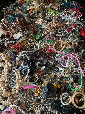 Vintage to Now womens jewelry tangled scrap lot 31 lbs | eBay