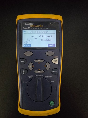 Fluke Networks CableIQ 100 Qualification Tester LCD Tested | eBay