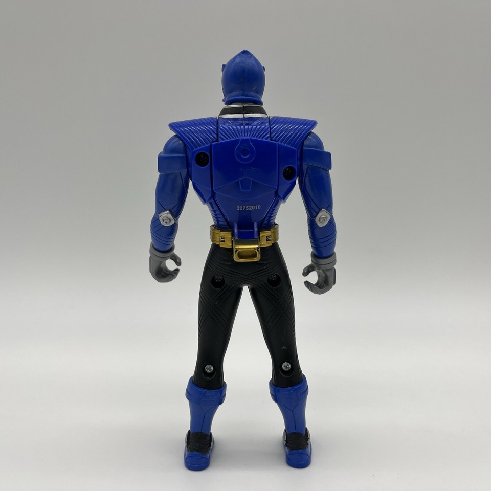 Bandai 2010 Power Ranger Super Samurai Blue Head Flip Ranger Action ...