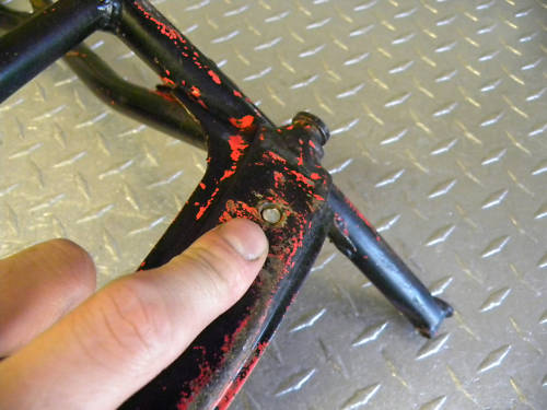 CR125 HONDA 1987 CR 125 87 SUB FRAME | eBay