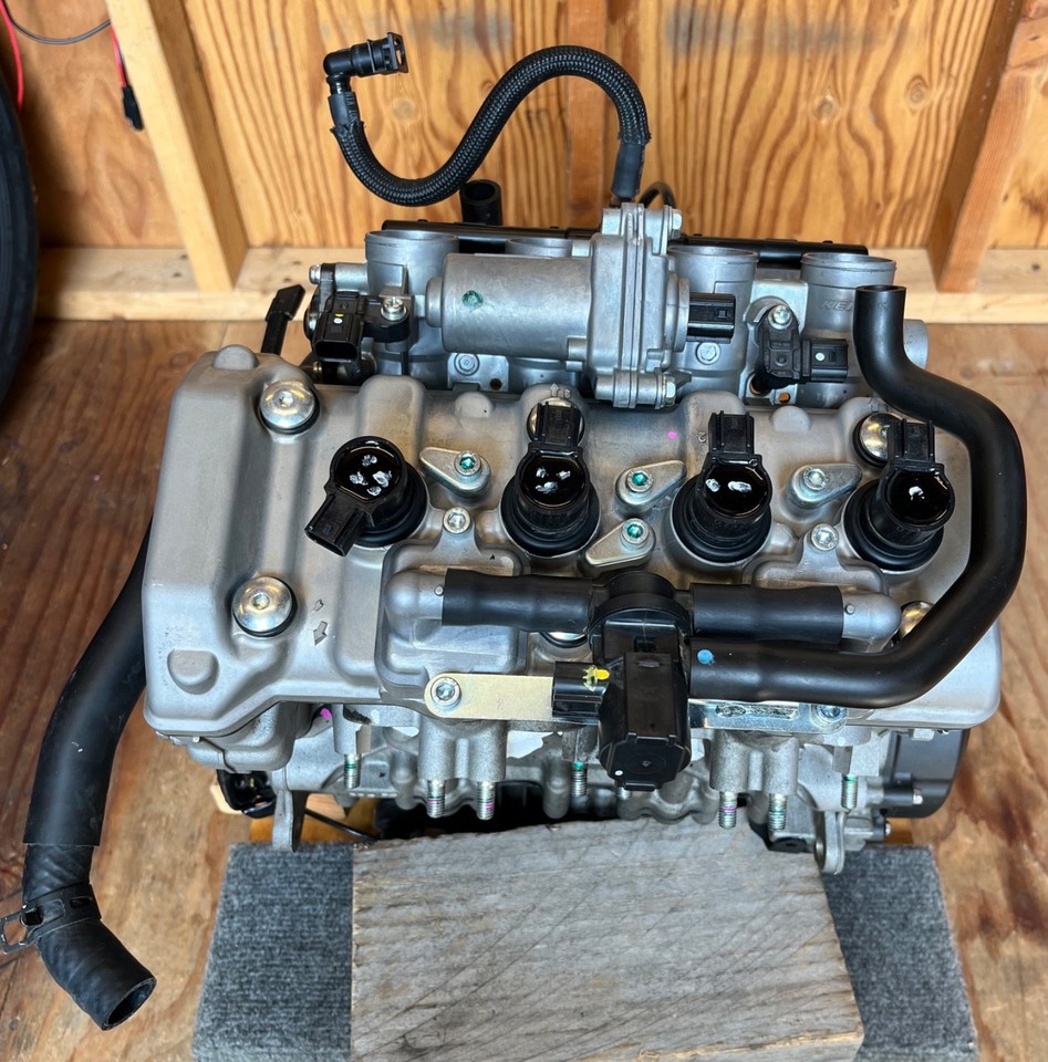 2024 KAWASAKI NINJA ZX4RR COMPLETE ENGINE INJECTORS & IGNITION COILS ...