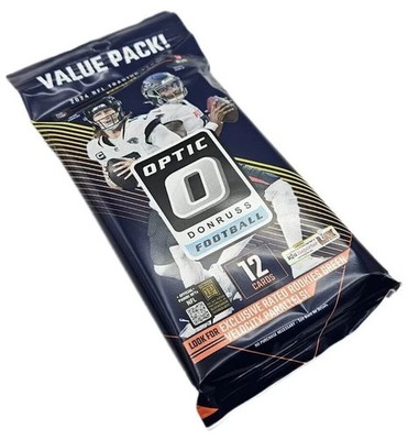 2 Pack Lot - 2024 Panini Donruss Optic Football 12 Card Value Pack ...