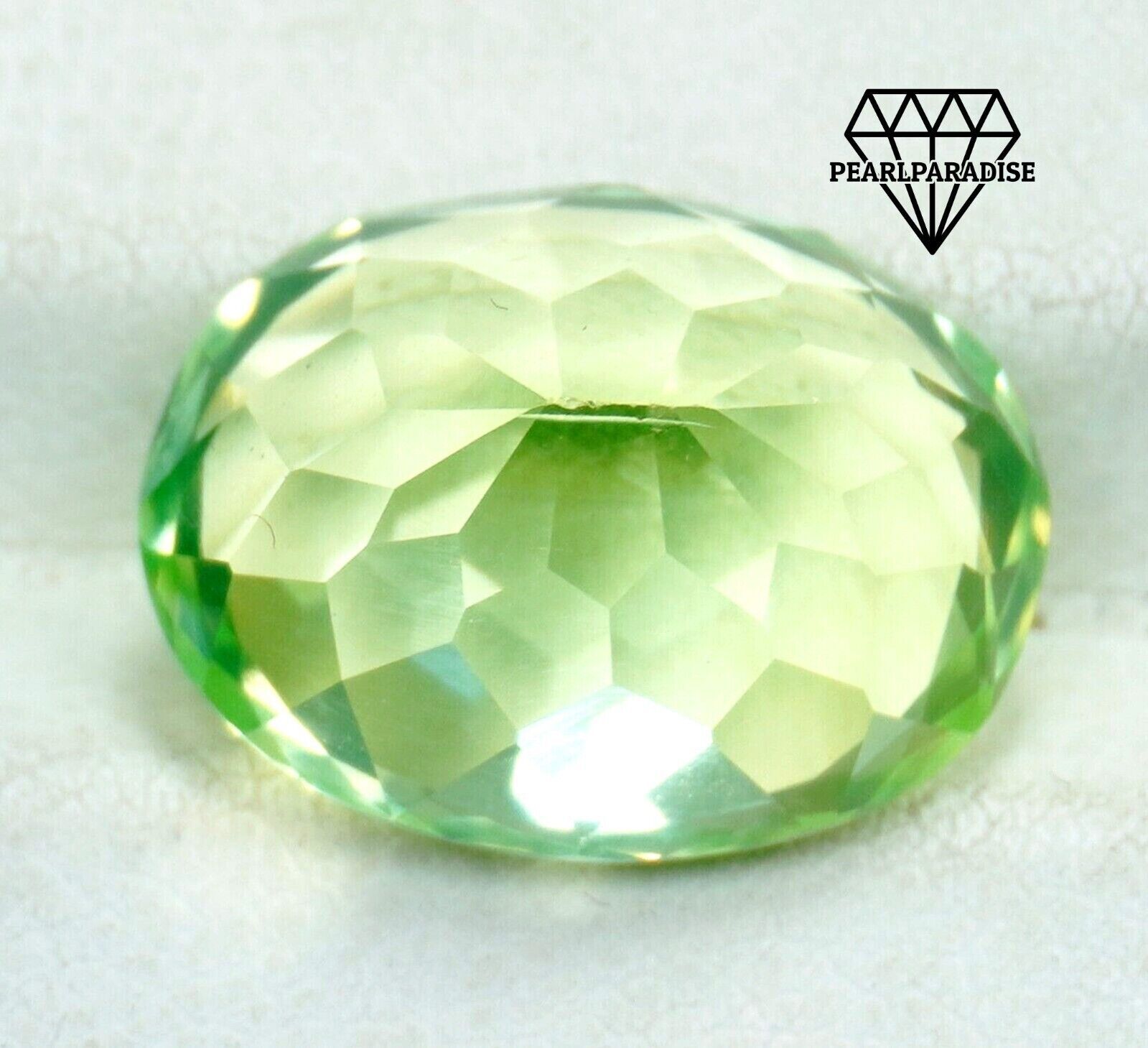 Certified Natural Green Peridot Oval Cut 10.00 Ct Treated Loose ...