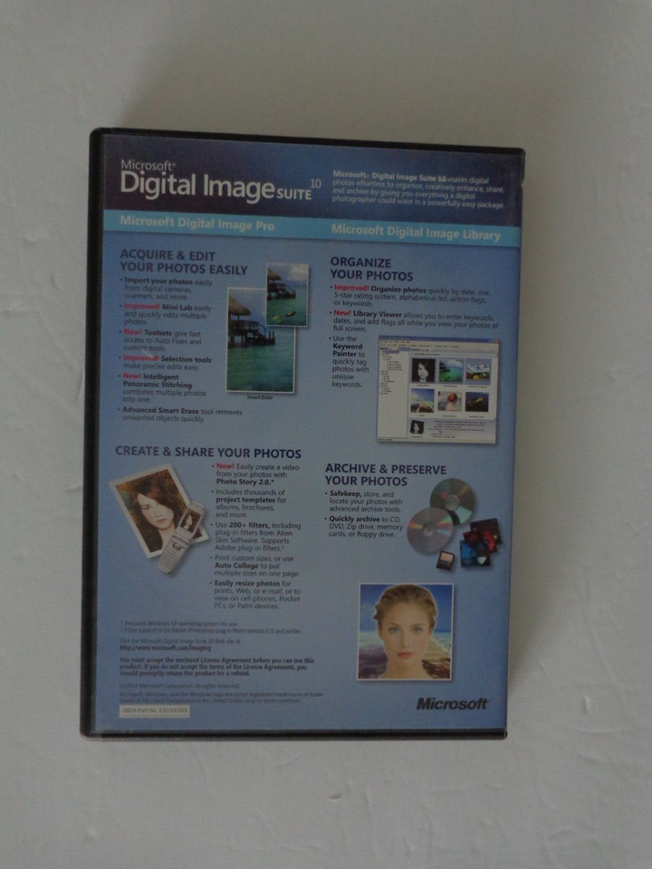 Microsoft Digital Image Suite 10.0 For Windows 805529806429| eBay