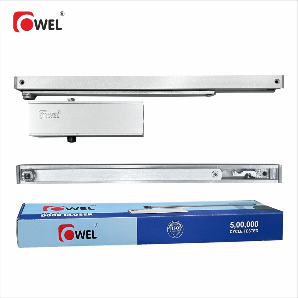 OWEL Automatic Sleek Modern and Concealed Adjust. Door Closer For Mid ...